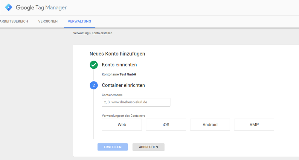 Google Tag Manager richtig einrichten & GTM-Code einbinden